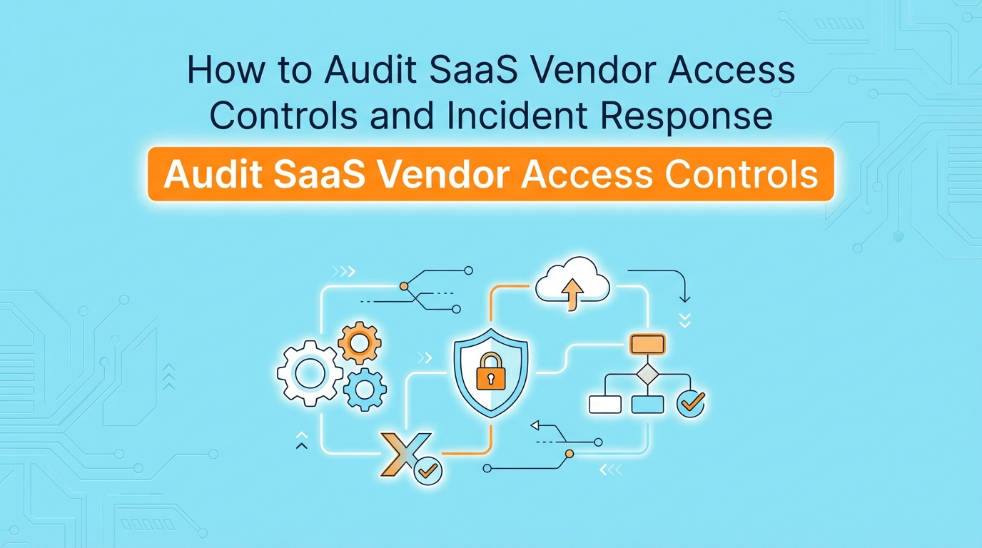 How to Audit SaaS Vendor Access Controls and Incident Response ...