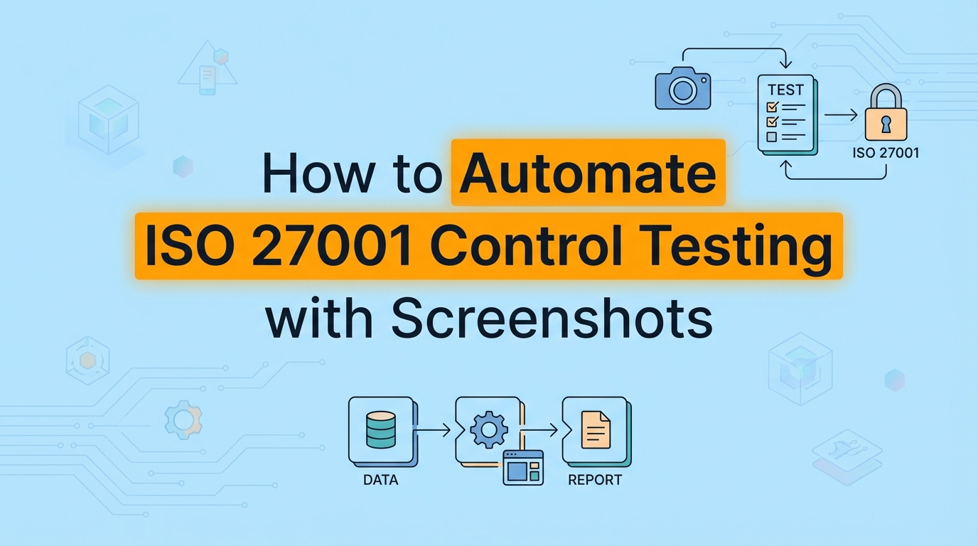 How to Automate ISO 27001 Control Testing with Screenshots | Screenata ...